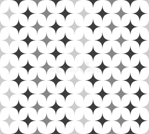 Seamless Pattern with Spiky Shapes Stock Vector - Illustration of shape ...