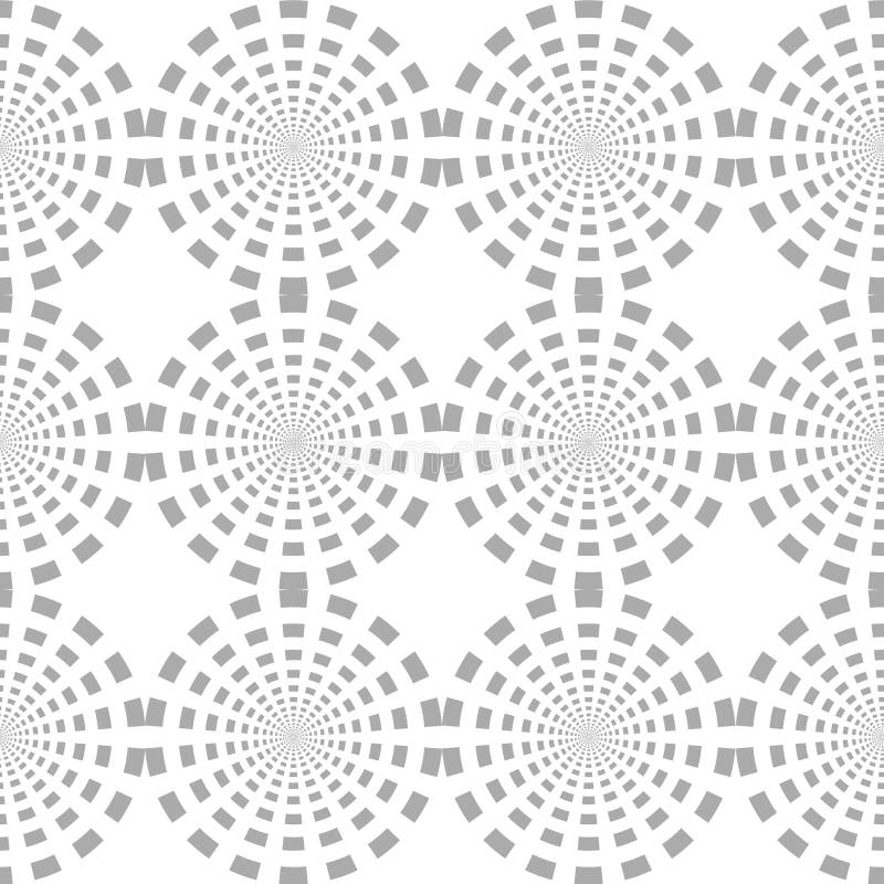 Seamless Pattern Spot Style Circles. White and Black Stock Illustration ...