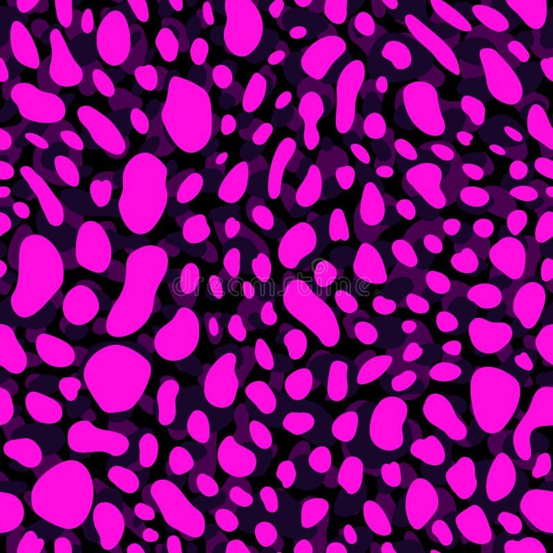Seamless Pattern Spots. Animal Fur Texture Surface Stock Vector ...