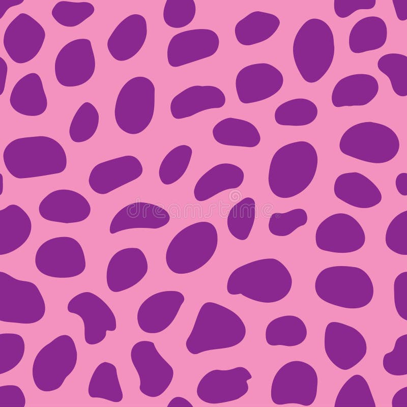 Seamless Pattern in Spots, 90s Style. Trendy Colors. Colorful Leopard ...