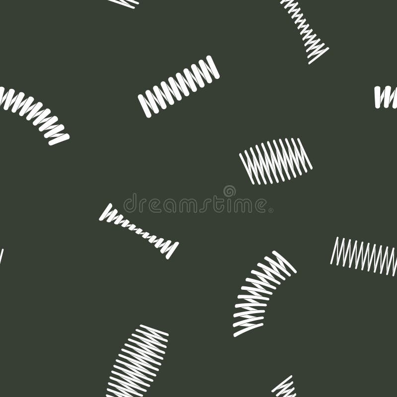 Seamless Pattern with Springs Stock Vector - Illustration of ...