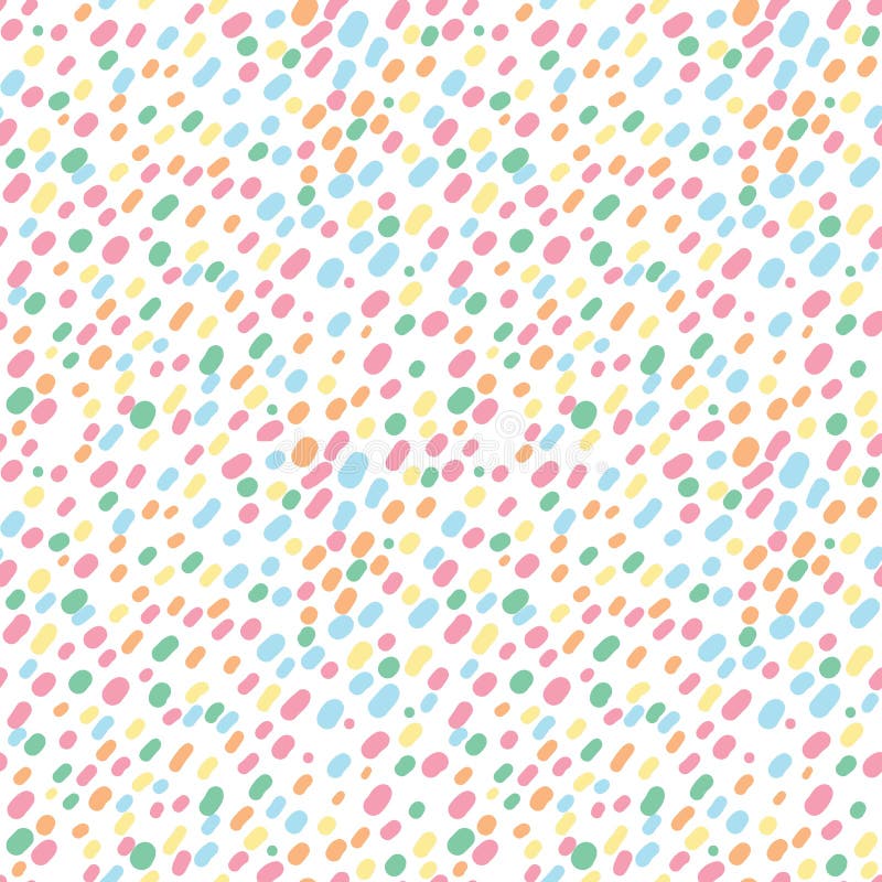 Seamless Pattern with Sprinkle Frosting for Ice Cream and Donuts. Stock ...