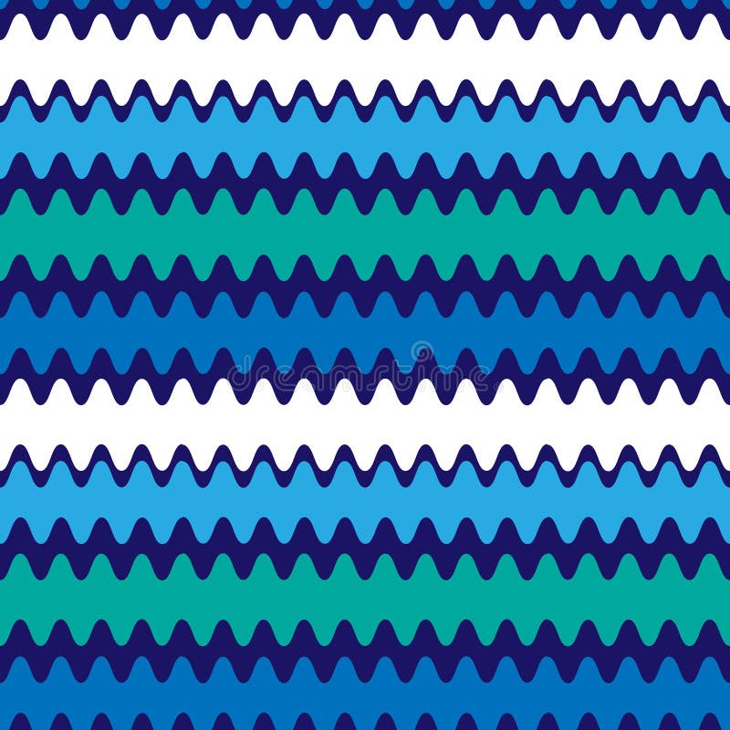 Seamless Pattern on a Square Background - Color Waves. Geometry ...