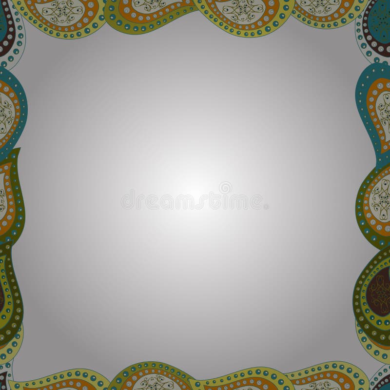 Illustration in Neutral, Yellow and White Colors Stock Vector ...