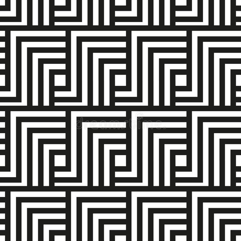 Seamless Pattern. Square Geometric Ornament. Abstract Background Stock ...