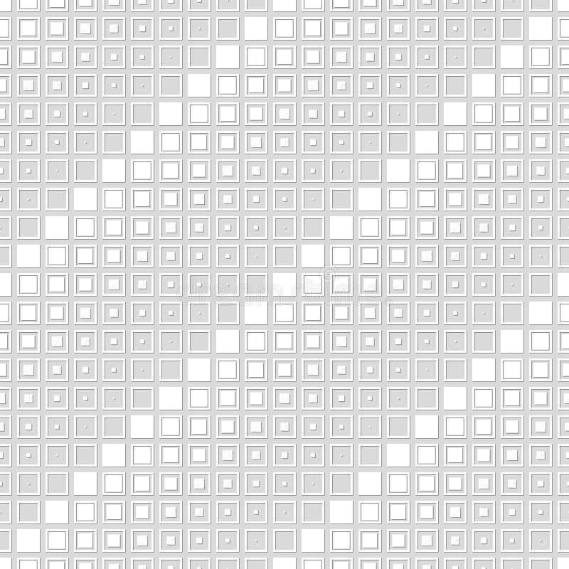 Seamless Pattern of Square. the Square Inside a Square Stock Vector ...