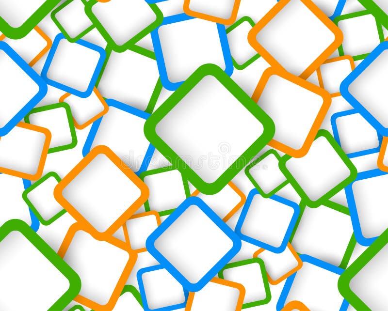 Seamless Pattern with Squares Stock Vector - Illustration of concept ...