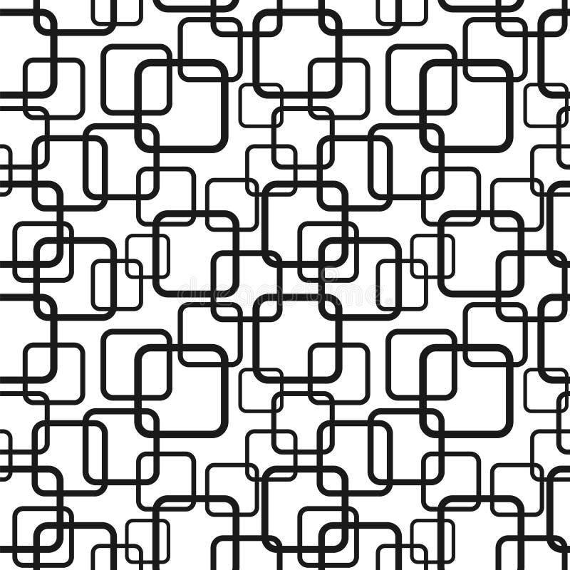 Seamless Pattern with Squares Stock Vector - Illustration of cool ...