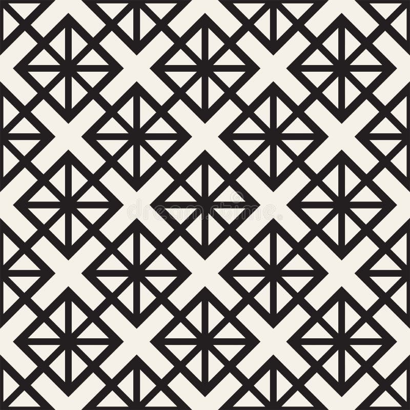Seamless Pattern with Squares. Vector Stylish Geometric Linear ...