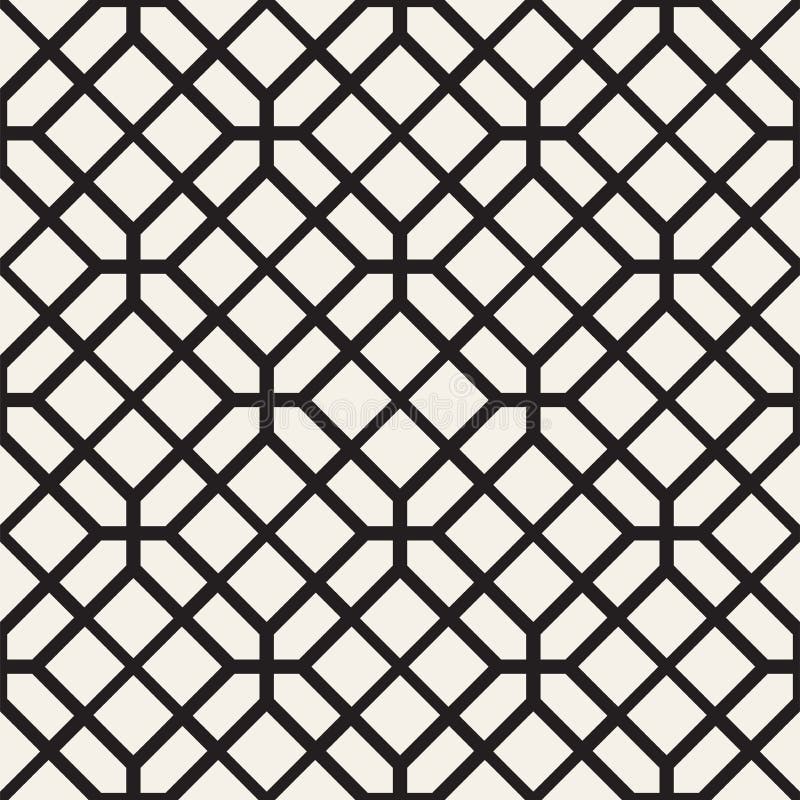 Seamless Pattern with Squares. Vector Stylish Geometric Linear ...
