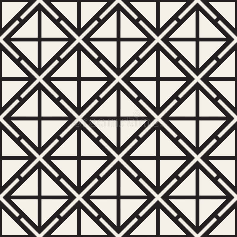 Seamless Pattern with Squares. Vector Stylish Geometric Linear ...