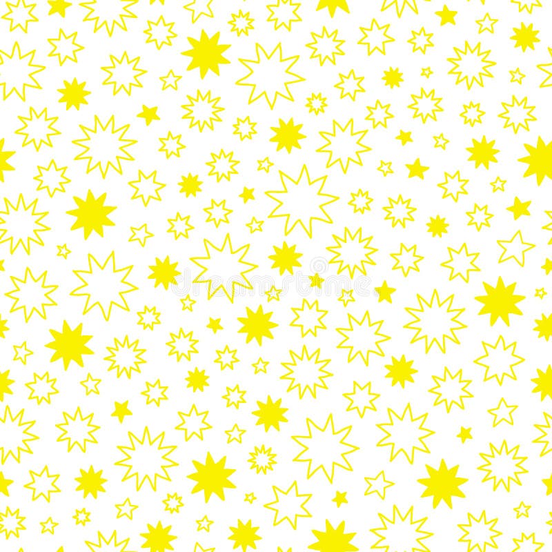 Seamless Pattern with Stars. Stock Vector - Illustration of graphic ...