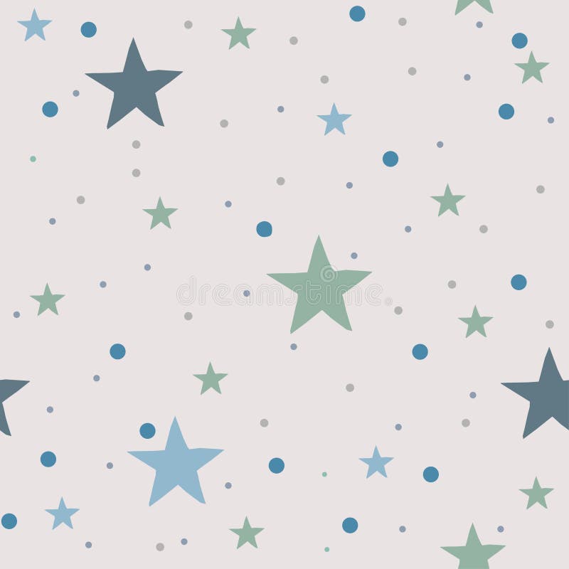 Seamless Pattern with Stars. Vector Illustration Stock Illustration ...