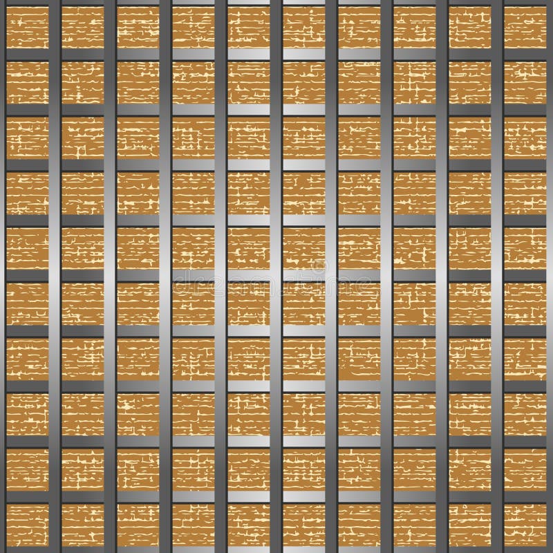 Seamless Pattern of Steel Strips Stock Vector - Illustration of modern ...