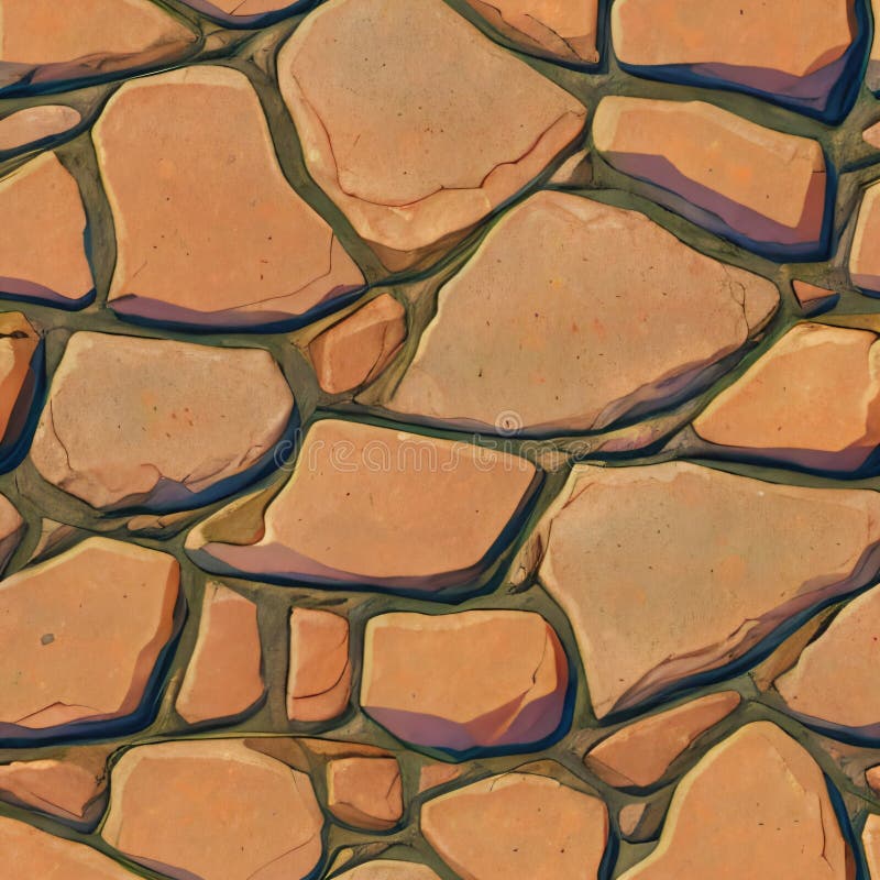 Background of Stone Wall Texture. Seamless Tileable Texture Stock ...