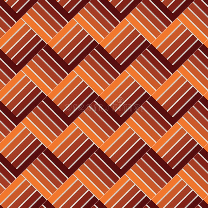 Seamless Pattern with Striped Rectangle Geometric Stock Vector ...