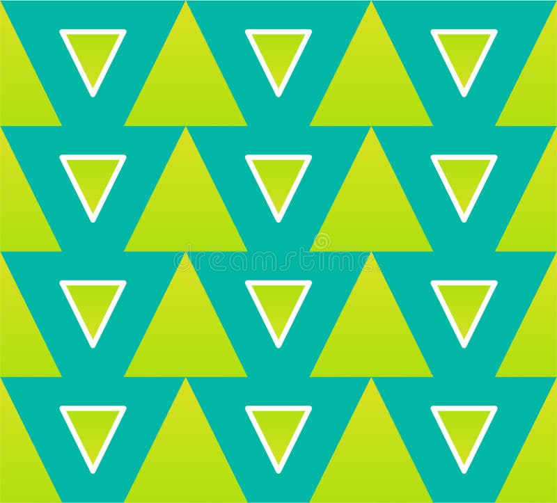 A Seamless Pattern of Stripes and Triangles of Different Sizes Stock ...