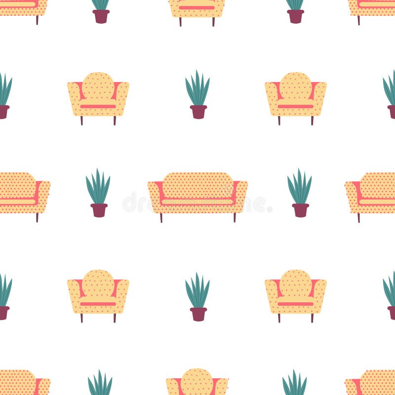 Sofas Pattern Stock Illustrations – 443 Sofas Pattern Stock ...