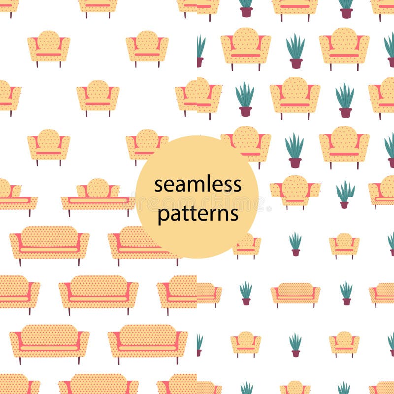Sofas Pattern Stock Illustrations – 443 Sofas Pattern Stock ...