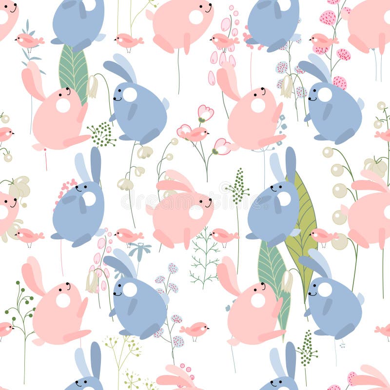 Stylized Rabbits Stock Illustrations – 391 Stylized Rabbits Stock ...