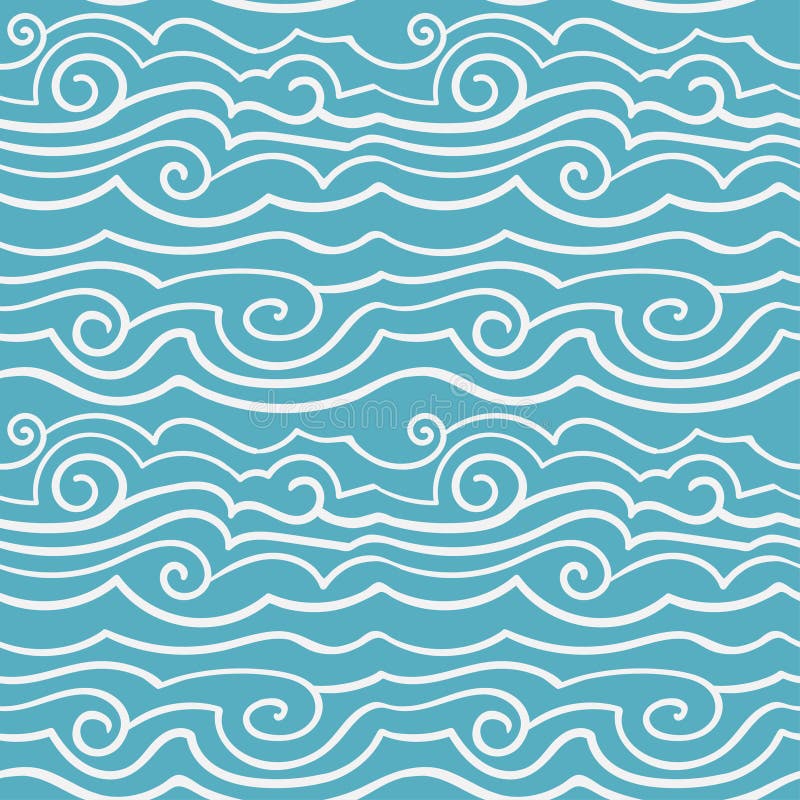 Simple Waves stock illustration. Illustration of abstract - 1504378