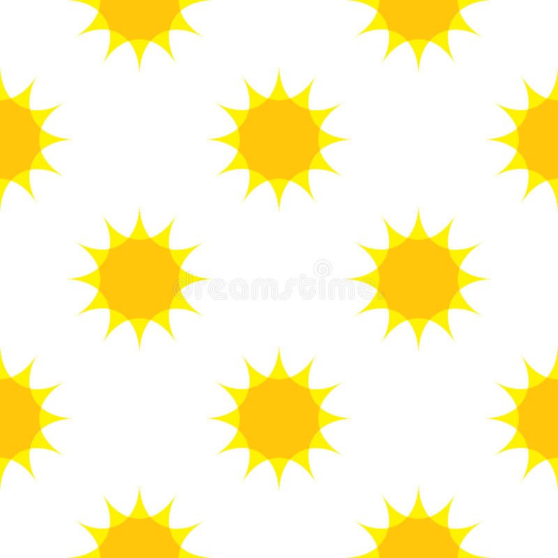 Seamless pattern with sun stock vector. Illustration of celebrate ...