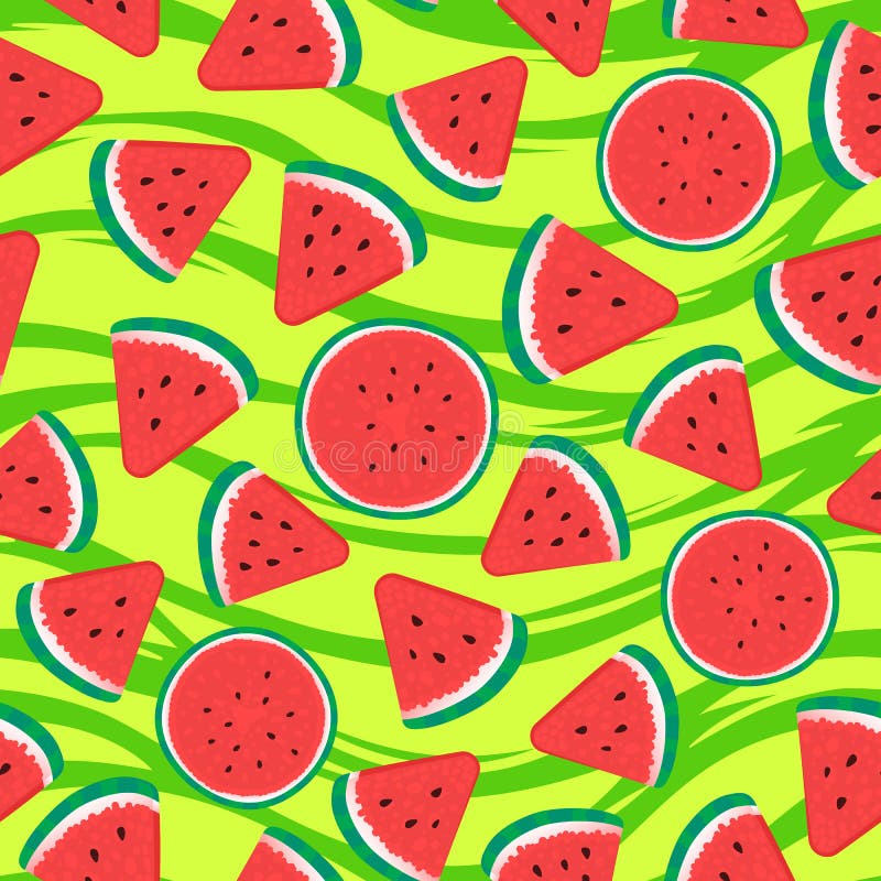 Watermelon Surface Stock Illustrations – 847 Watermelon Surface Stock ...