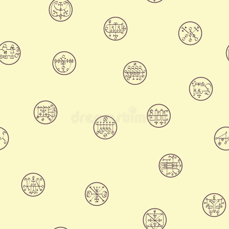 Demonic Symbols stock illustration. Illustration of devilish - 26645647