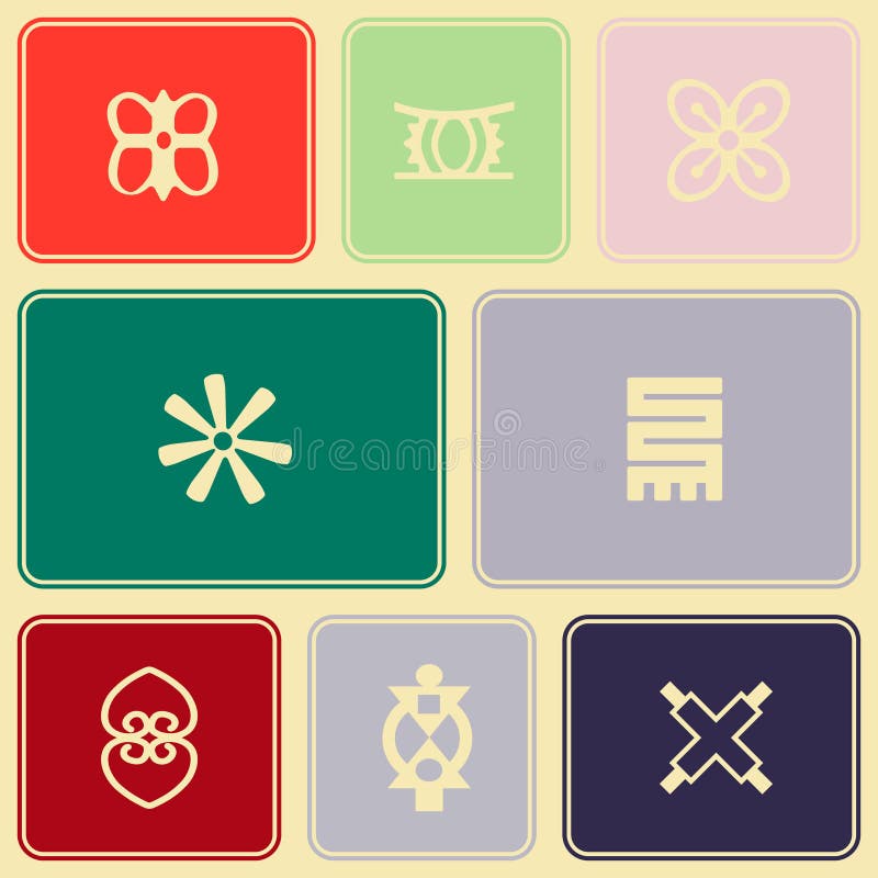 Seamless Pattern with Symbols Stock Vector - Illustration of texture ...