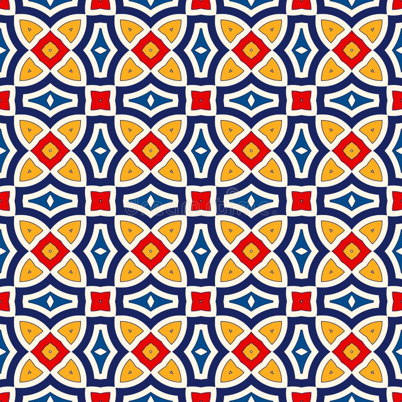 Seamless Pattern with Symmetric Geometric Ornament .Abstract Ornaments ... Seamless Pattern with Symmetric Geometric Ornament .Abstract Ornaments ...