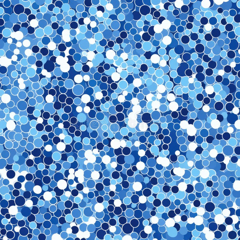 Seamless Pattern for Textile Print, Fabric. Blue and White Abstract ...