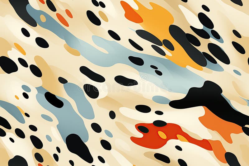 Leopard Skin Camo Seamless Pattern Stock Vector - Illustration of skin ...