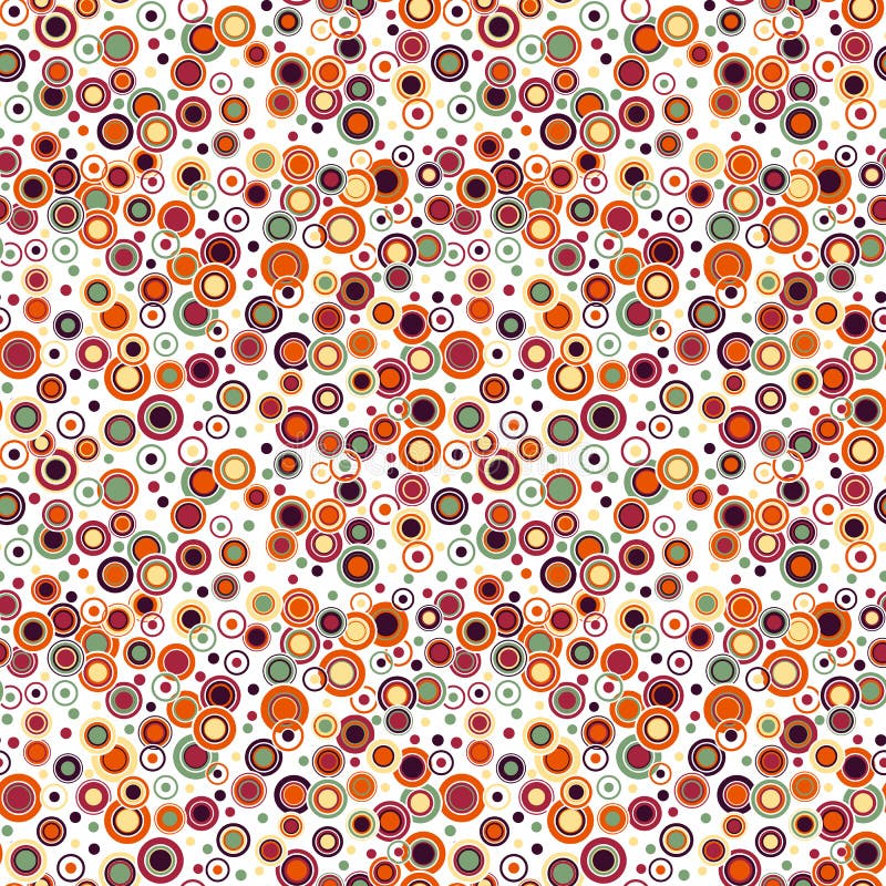 Seamless Pattern, Texture. Colored Geometric Elements of a Round Shape ...