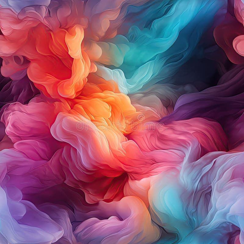 Colorful Smoke Pattern Tile Stock Illustrations – 316 Colorful Smoke ...