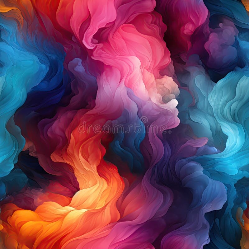 Colorful Smoke Pattern Tile Stock Illustrations – 316 Colorful Smoke ...