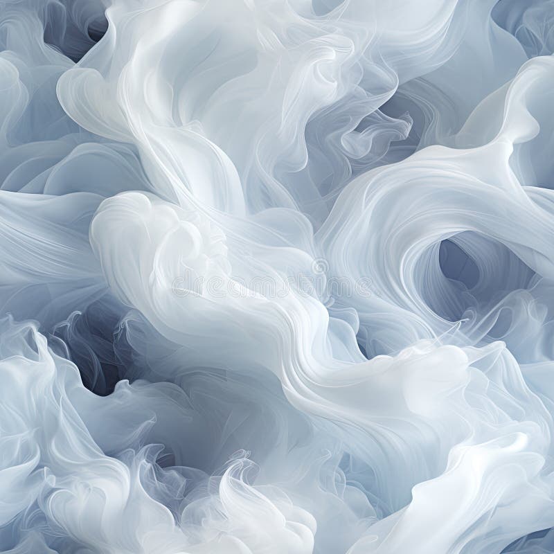 Seamless Pattern with Texture White Smoke Fog Smog Stock Illustration ...