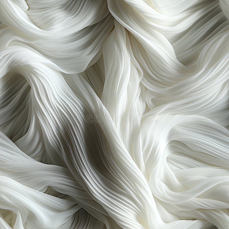 Seamless Pattern Texture of White Textile Fabric Stock Illustration ...