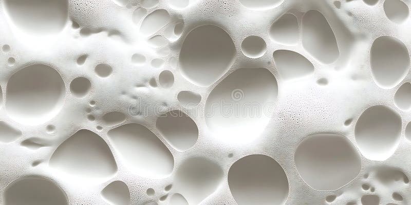 Seamless Pattern of Textured Bubbles and Shapes on a Neutral Background ...
