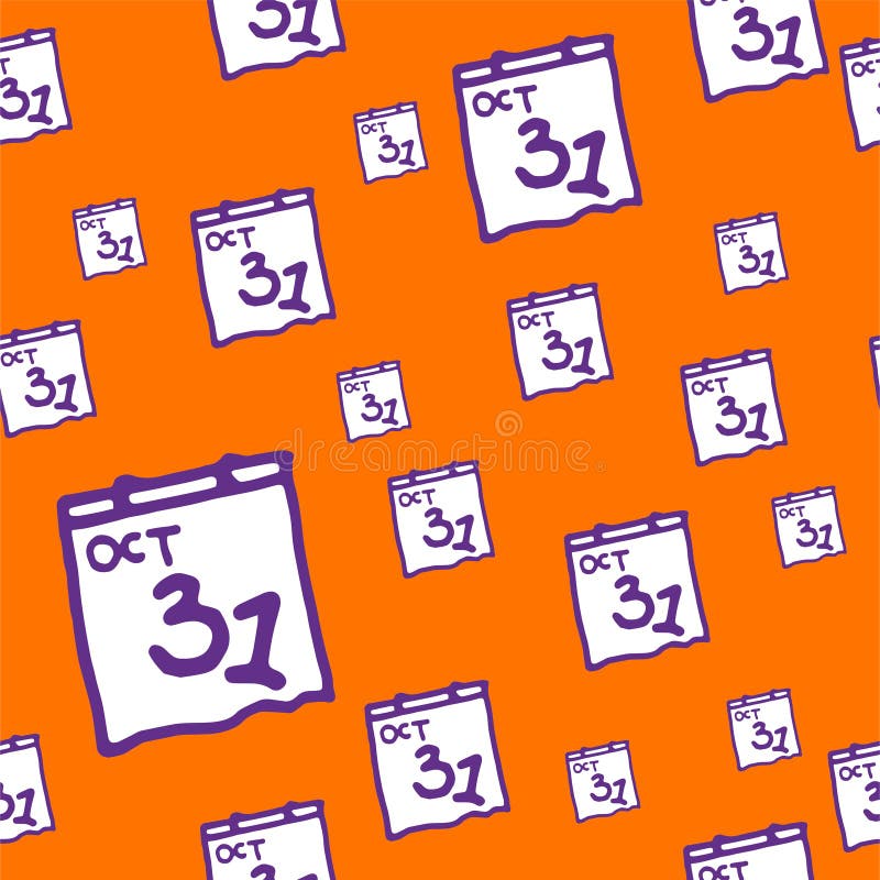 October Calender Outline Stock Illustrations – 455 October Calender ...