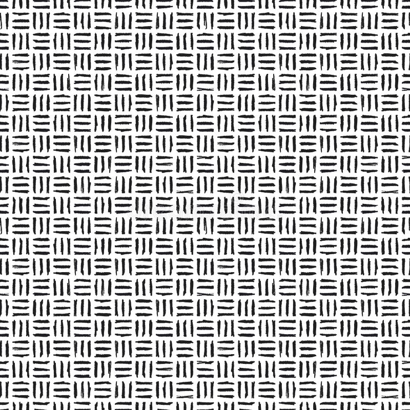 Seamless Pattern with Three Lines Texture Stock Vector - Illustration ...