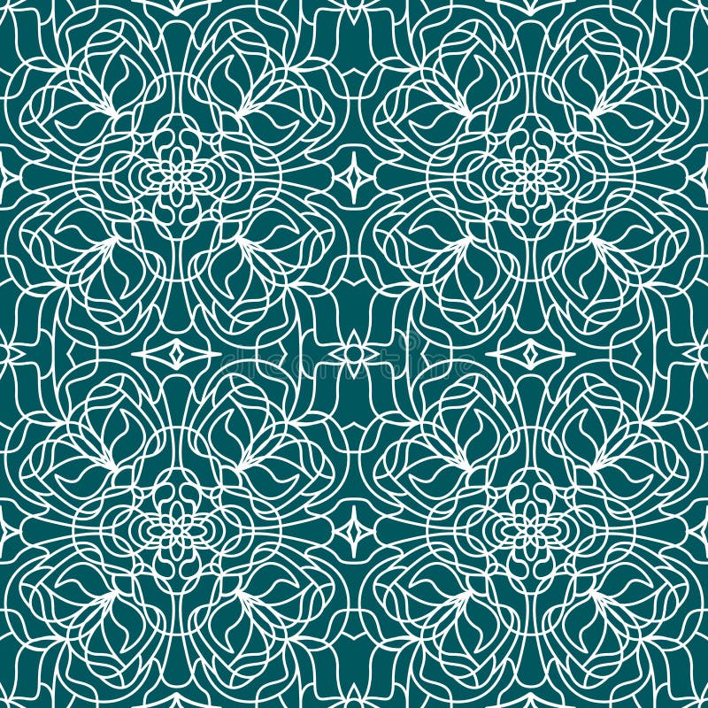 Seamless pattern tiffany stock vector. Illustration of aqua - 28508436