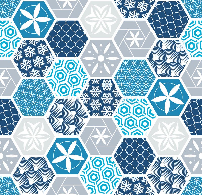 Seamless Pattern for Tiles in the Bathroom. Drawing for Home Textiles ...