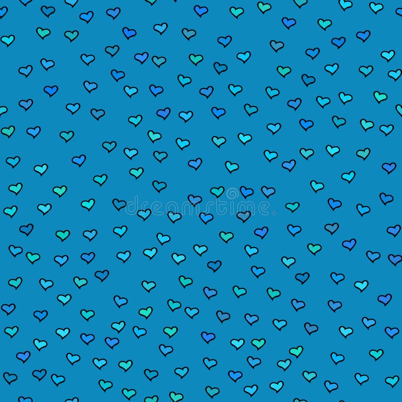 Tiny Hearts stock vector. Illustration of watercolour - 50037233