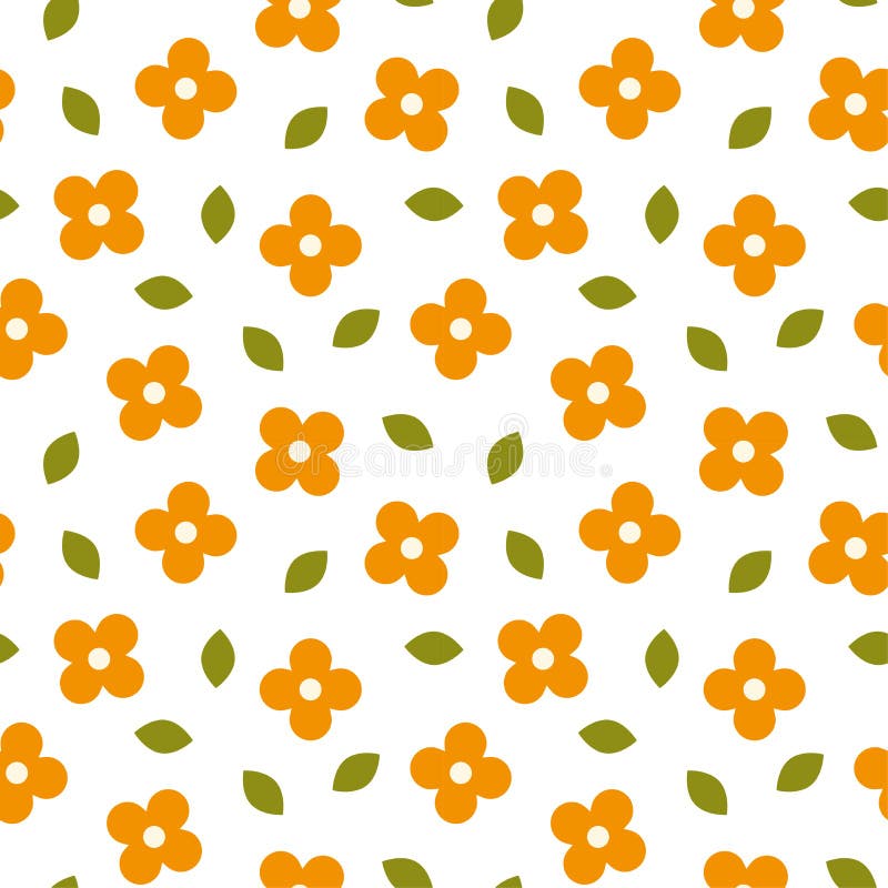 Floral Seamless Pattern with Tiny Poppy Flowers Stock Vector - Illustration of ornament, spring ...