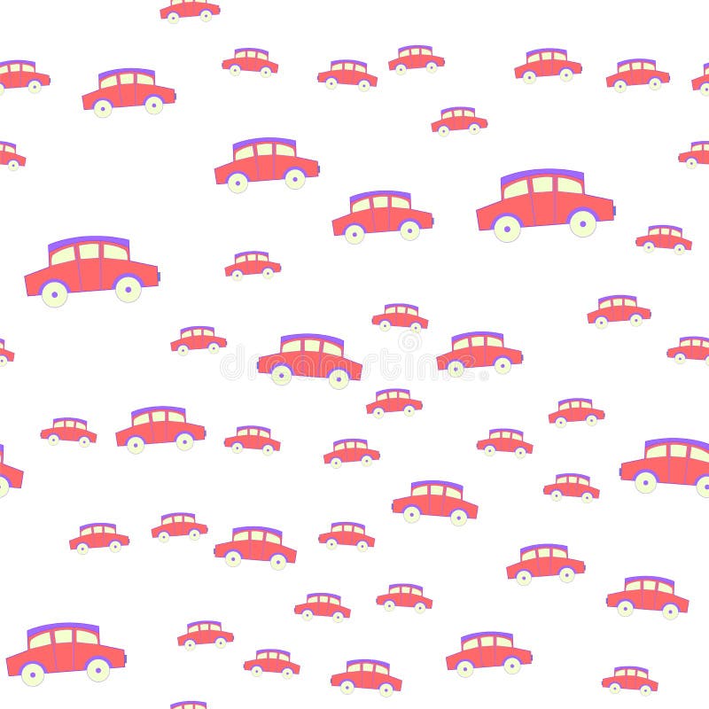 Seamless Pattern with Toy Cars. Baby Wallpapers Stock Vector ...