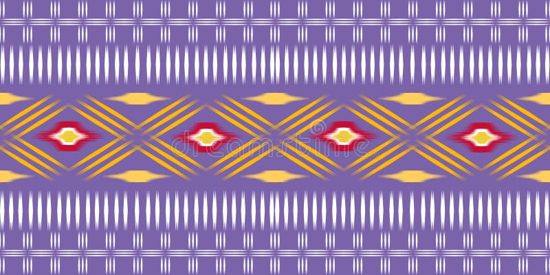 Seamless Pattern, Traditional Ethnic Pattern on or Purple Background ...