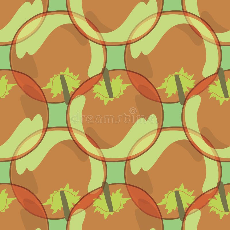Seamless Pattern with Translucent Apple Fruit Stock Vector ...