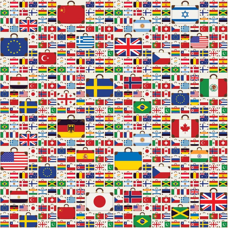 Seamless World Flags Stock Illustrations – 454 Seamless World Flags ...