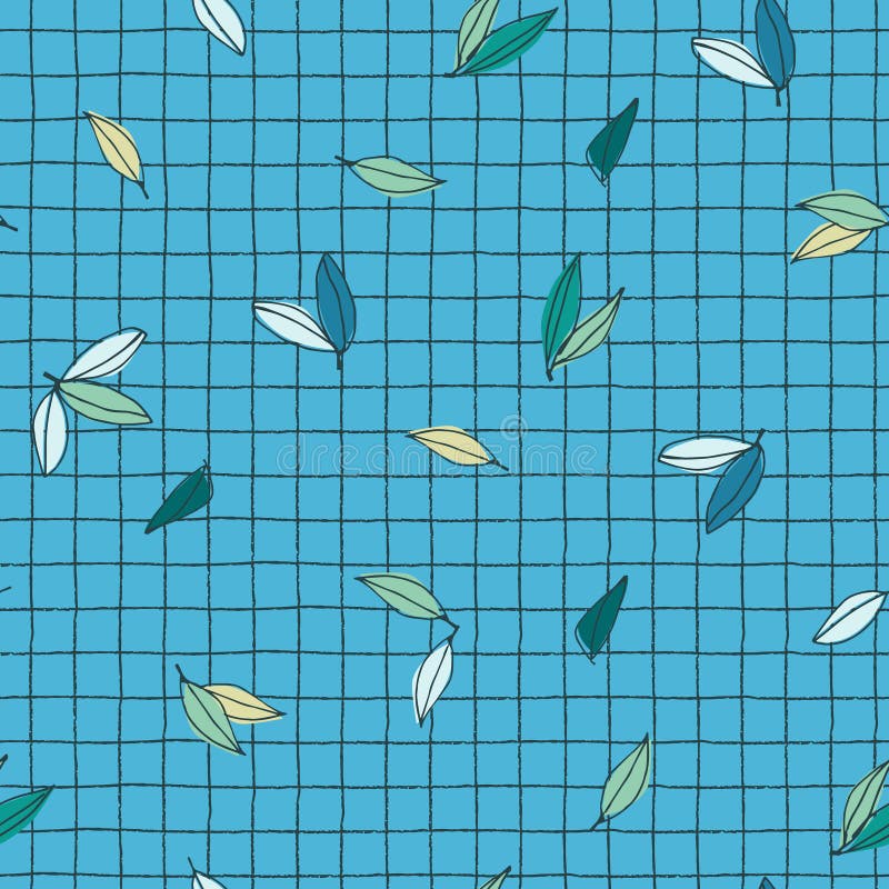 Seamless Pattern with Tree Branches and Leaves for Textile Design, Home ...