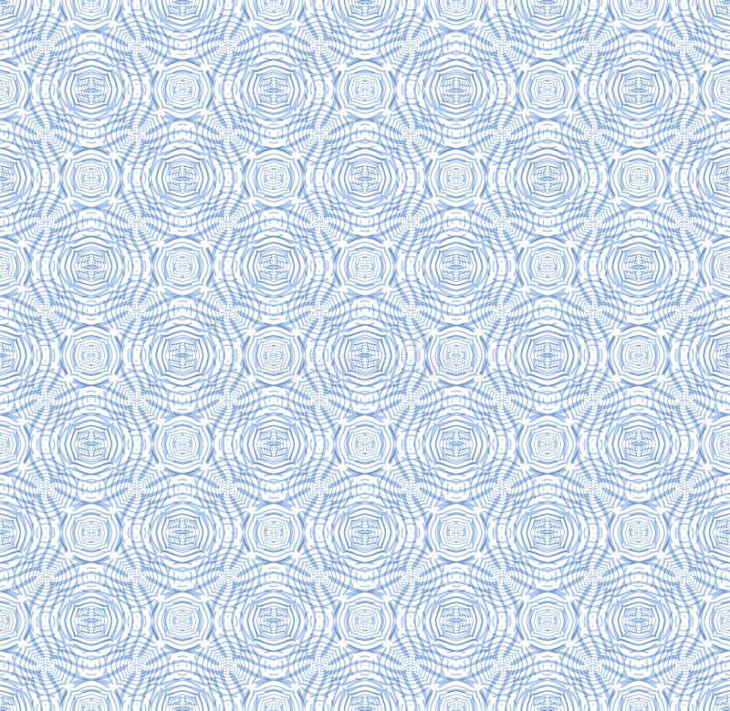Seamless Pattern in Trendy Blue Color Stock Illustration - Illustration ...